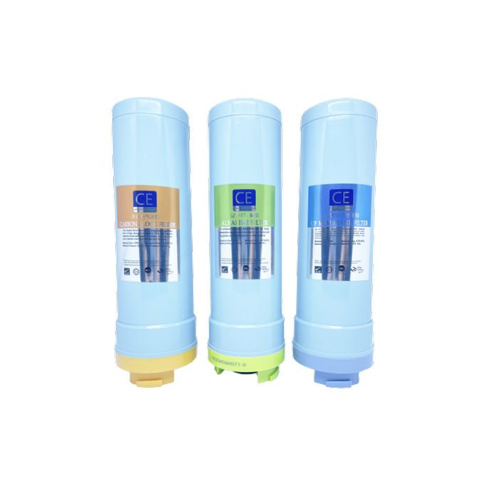 CE-AWF30C Water Filter Cartridges (3 x Filters - UF Membrane, Alkaline ...